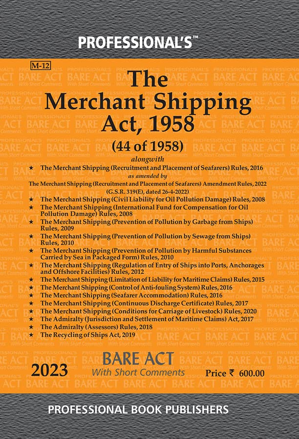 The Merchant Shipping Act, 1958( 44 of 1958) - 2024